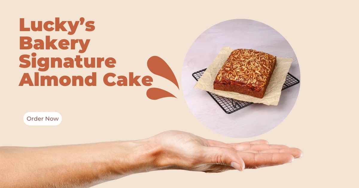 Lucky’s Bakery Signature Almond Cake - Luckys Bakery